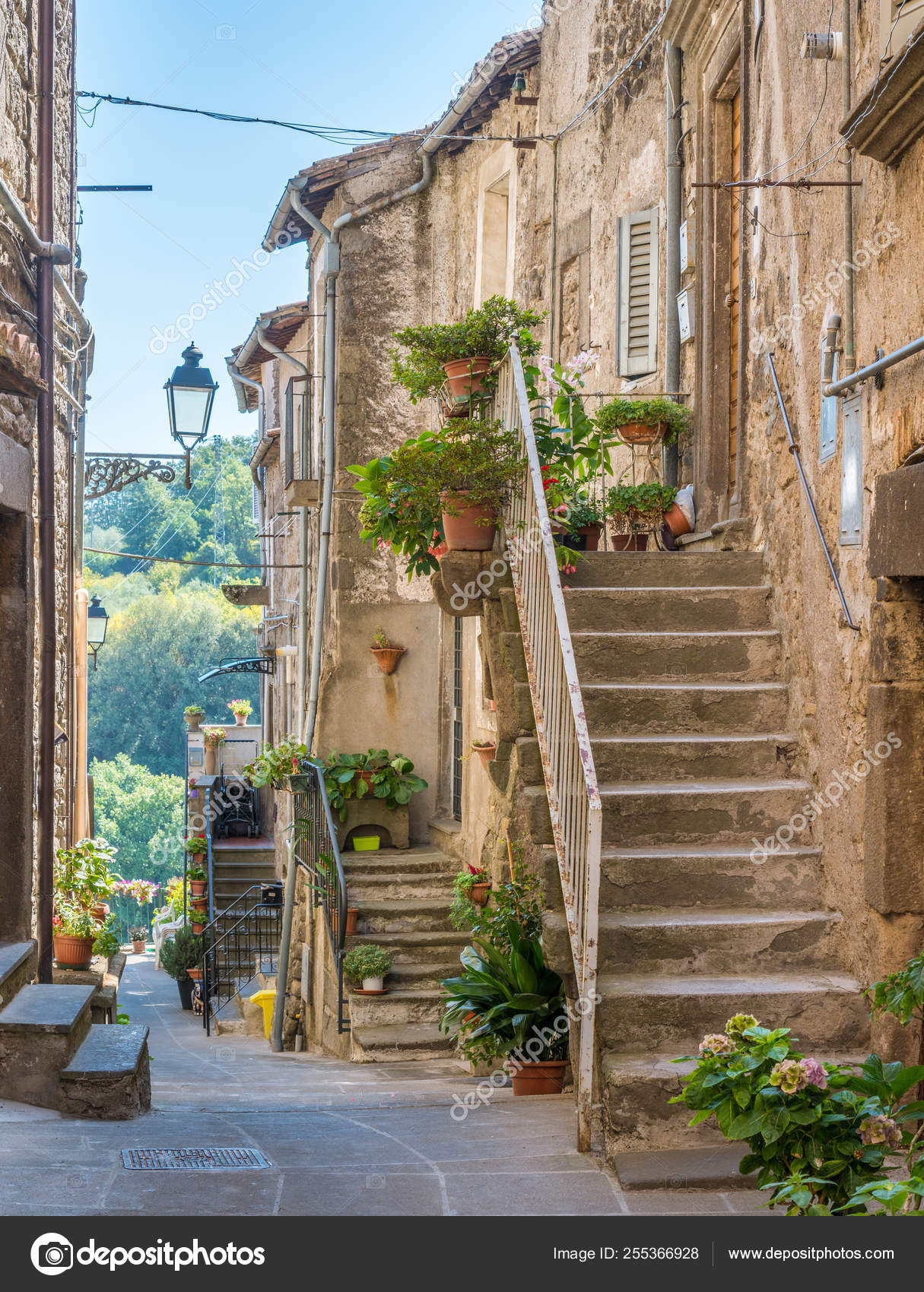 Vitorchiano Medieval Italian Village Viterbo Province Lazio Italy Stock ...