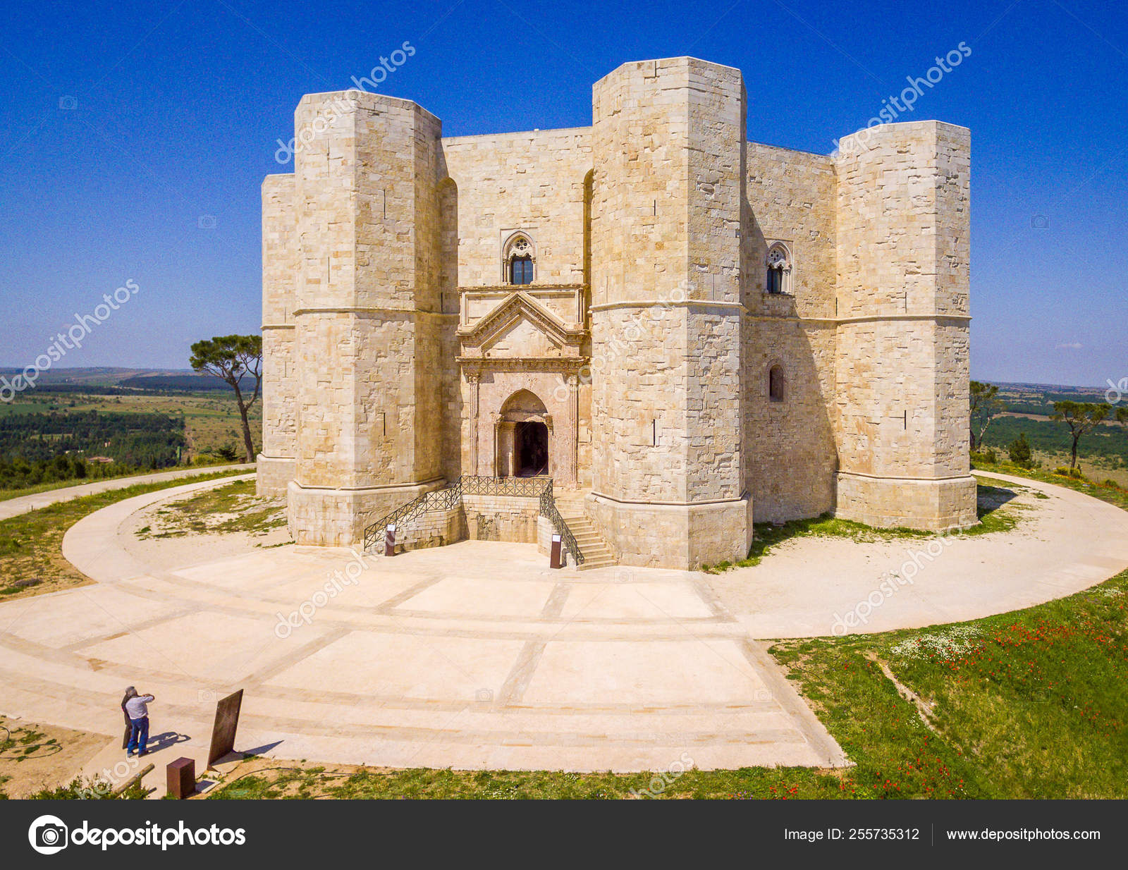 Castel Del Monte Famous Medieval Fortress Apulia Southern Italy Stock ...