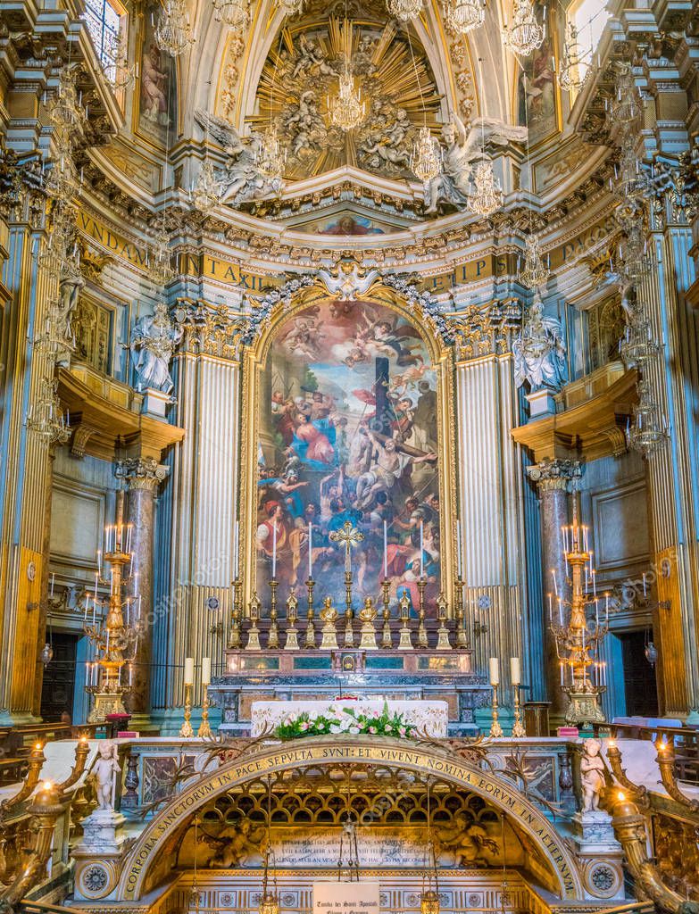 Pintura "Martirios de los Ap stoles Felipe y Santiago el Menor" de Domenico Maria Muratori, en ...