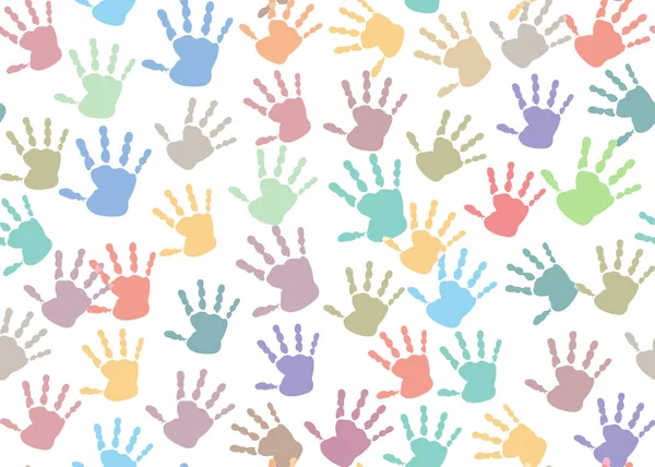 Colorful handprints — Stock Photo © PlanctonVideo #4091851
