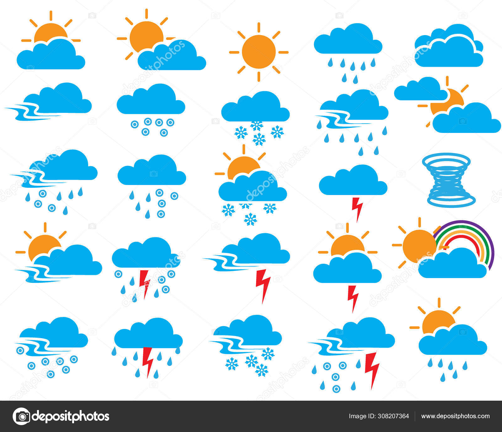 Weather Symbols Snow