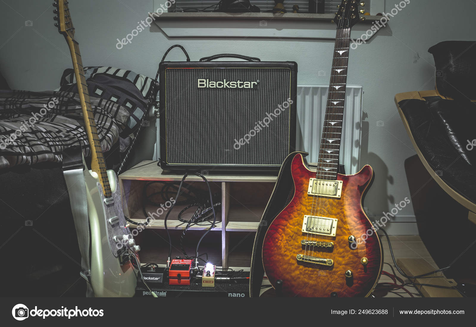 Standard Bedroom Guitar Rig Stock Editorial Photo Rasmusravn 249623688