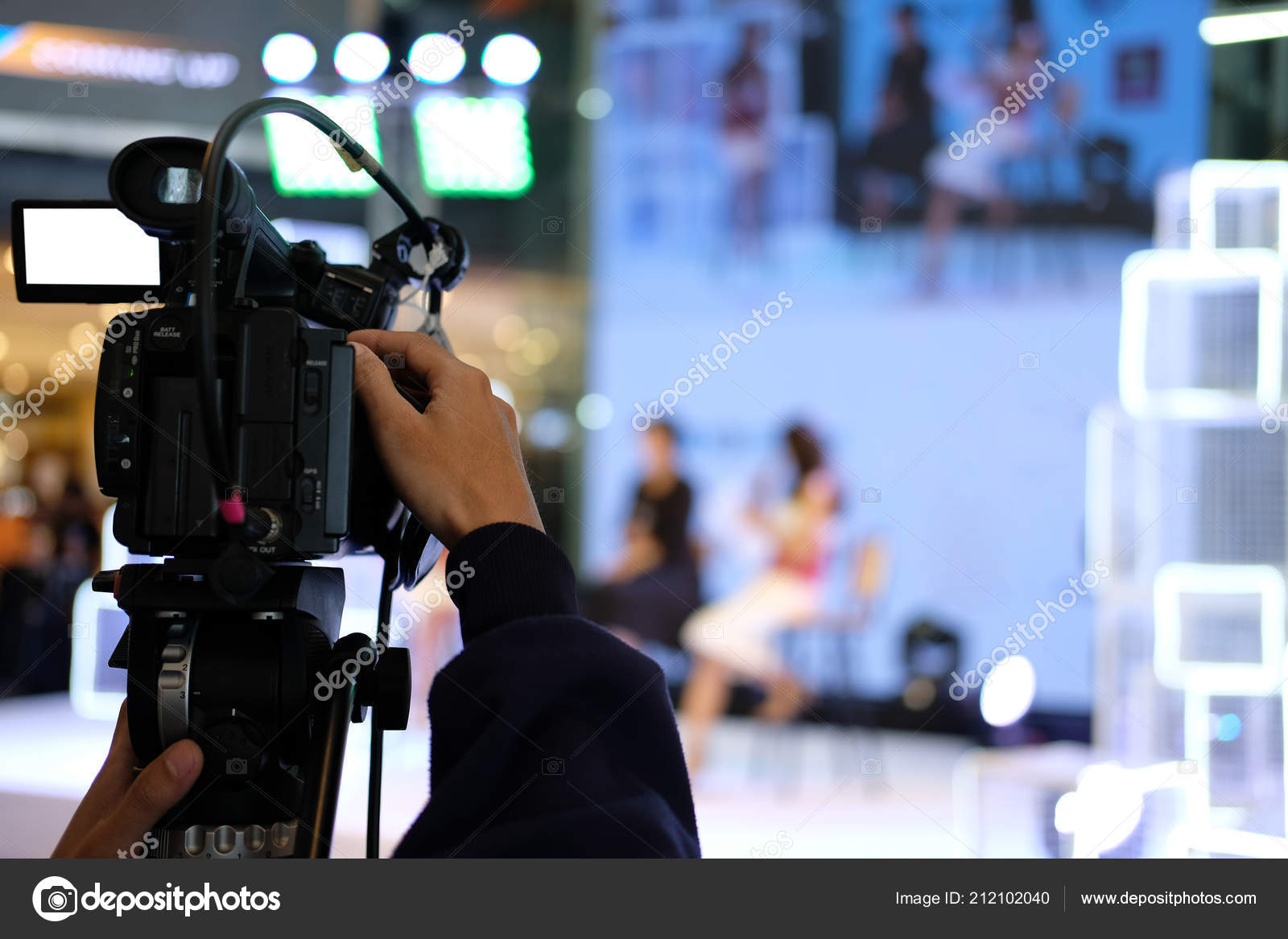 Professional Video Production Camera Recording Live Event Stage ... Professional Video Production Camera Recording Live Event Stage ...