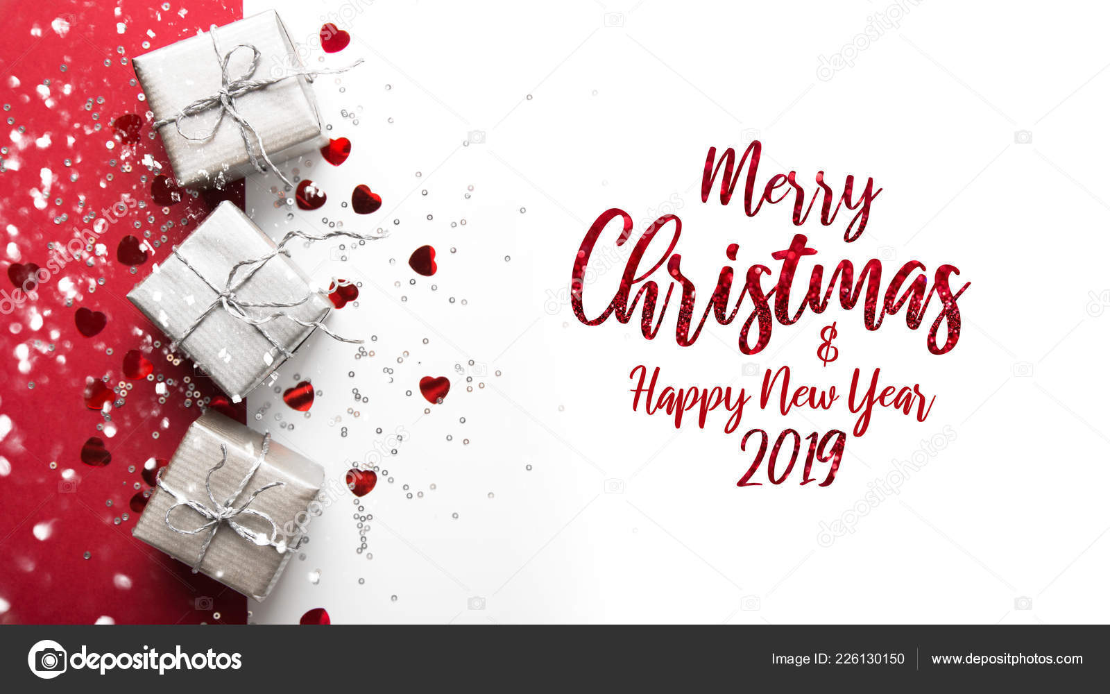 Merry Christmas And Happy Holidays Banner