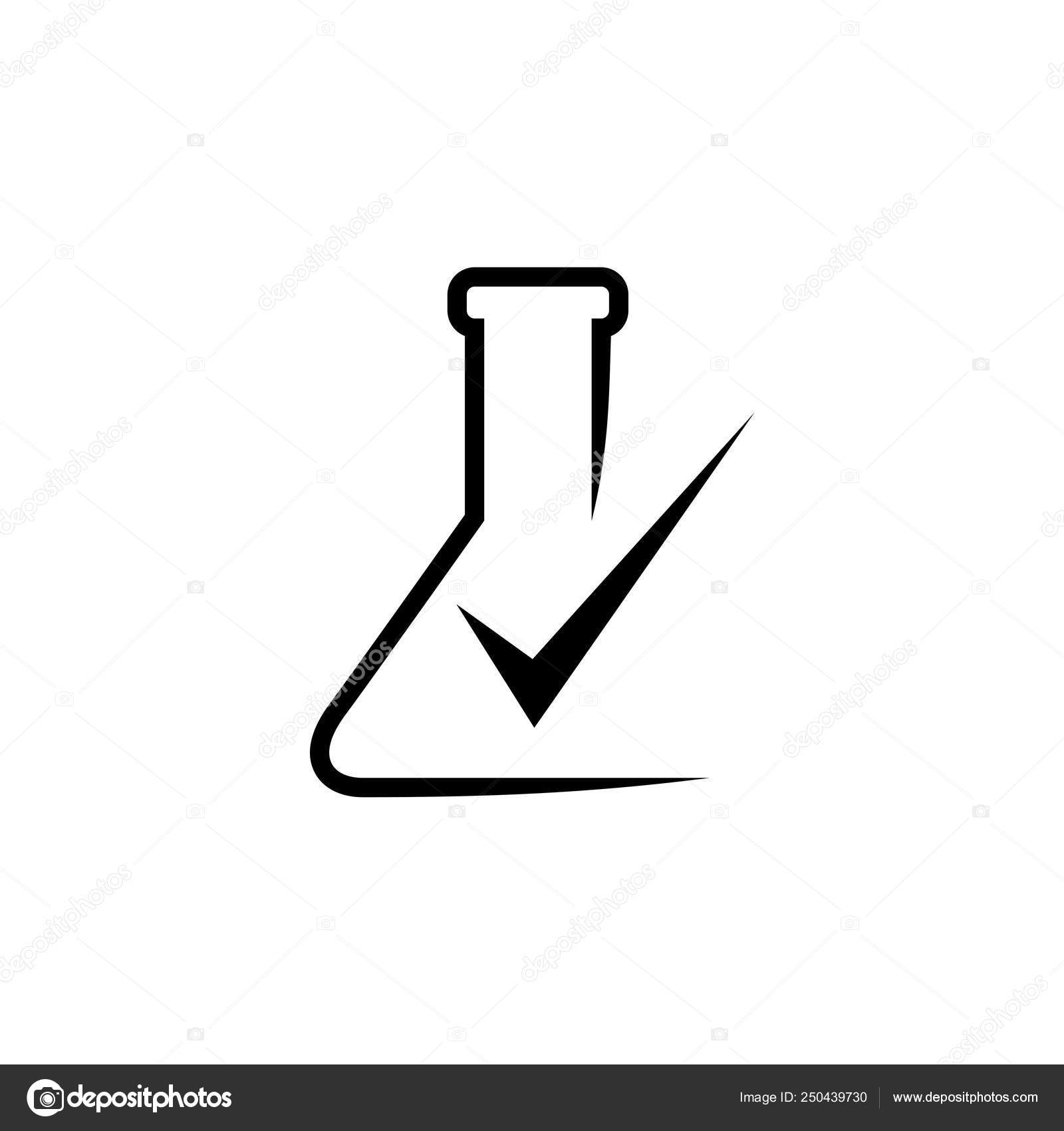 Lab check verified logo vector icon illustration Stock Vector by ...