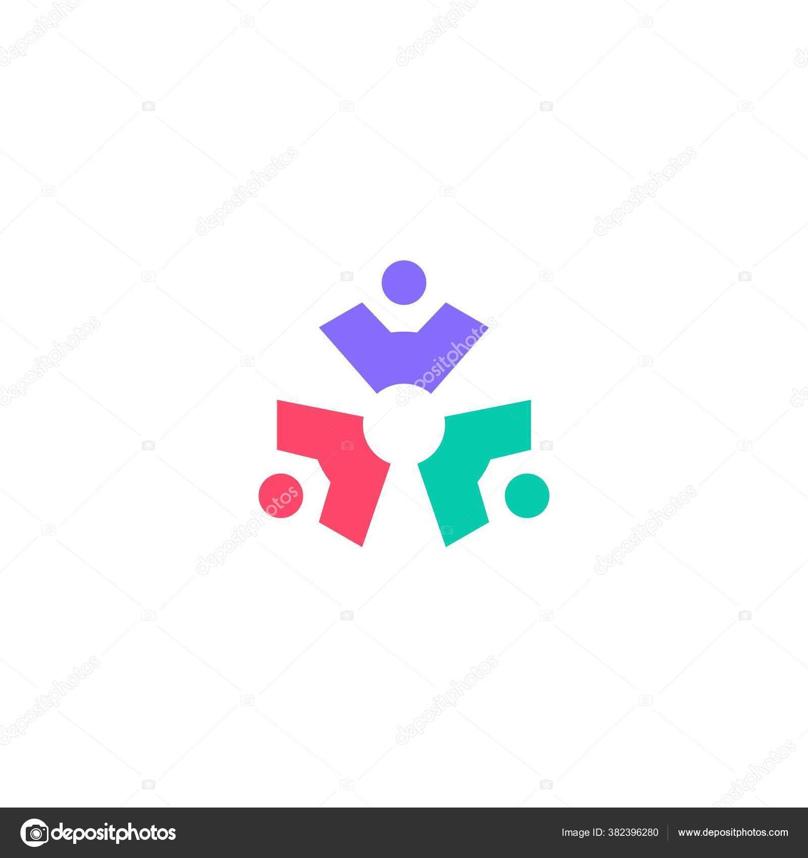 People Gear Cog Cogs Logo Vector Icon Illustration Stock Vector Image ...