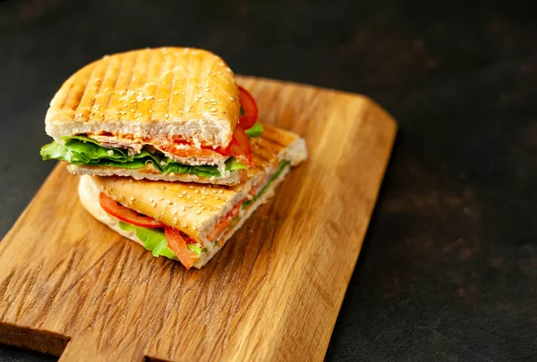 Rustic panini sandwich Stock Photos, Royalty Free Rustic panini ...