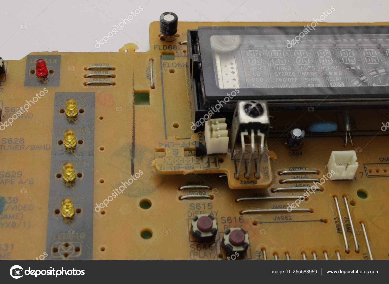 Electronic Components Collection — Stock Photo © algorelenko #255583950