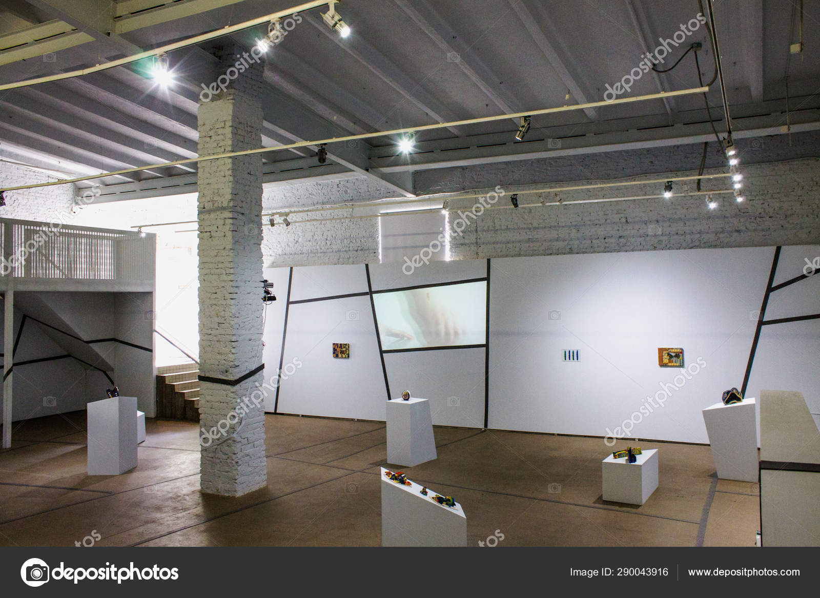 Modern Exhibition Space Territory Former Winery Moscow Russia — Stock ...