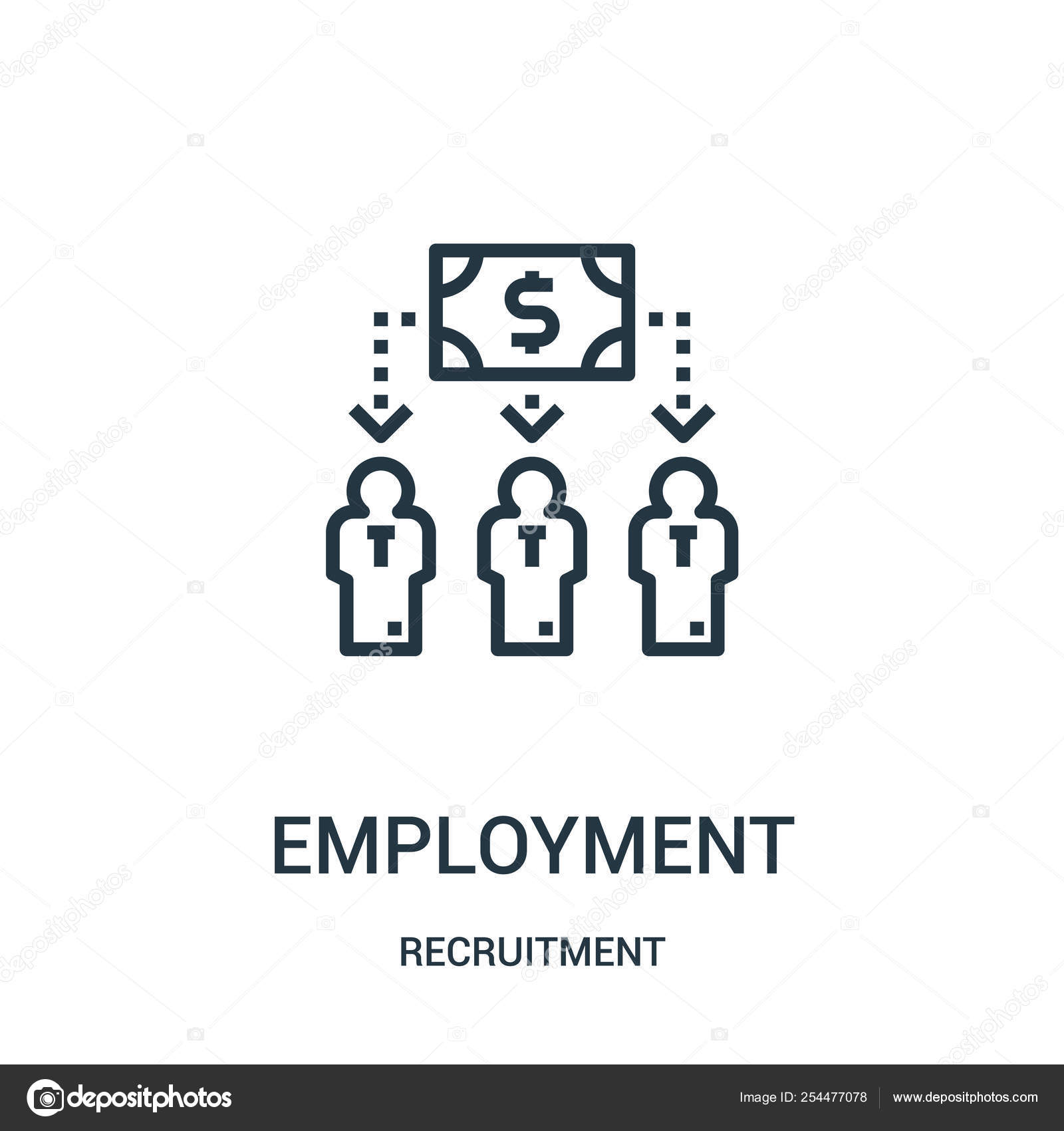 Job Recruitment Searching Vacancies Icon