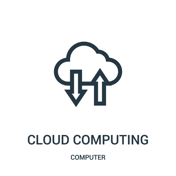 Cloud computing lijn pictogram fotos de stock, imágenes de Cloud ...