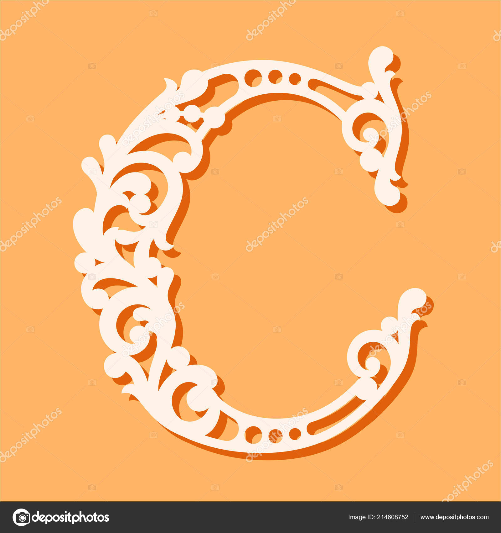 Fancy C Letter Design