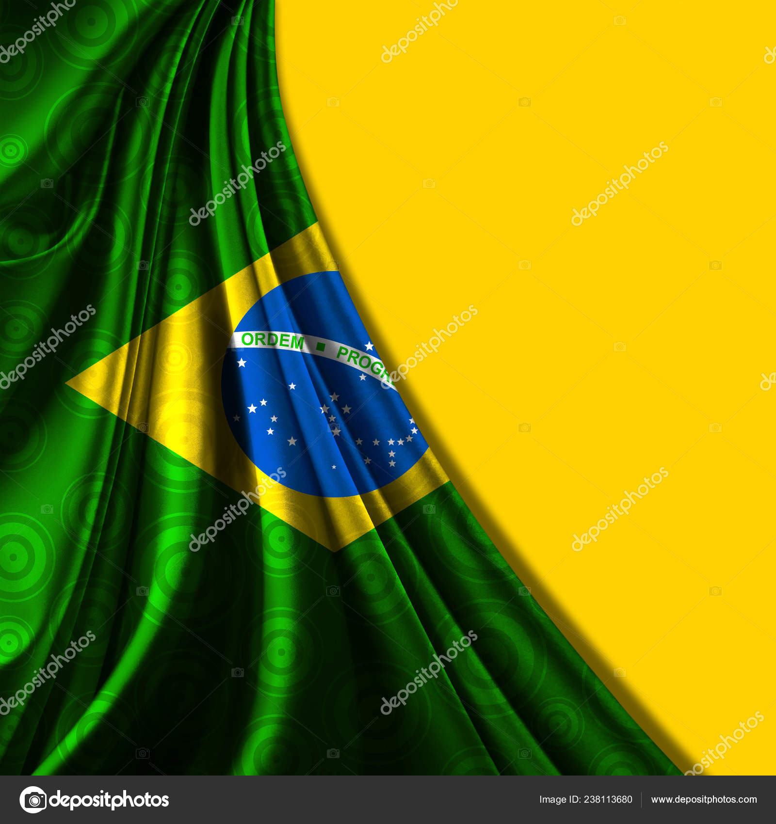 Brazil Flag Silk Copyspace Your Text Images — Stock Photo © patrice67 ...
