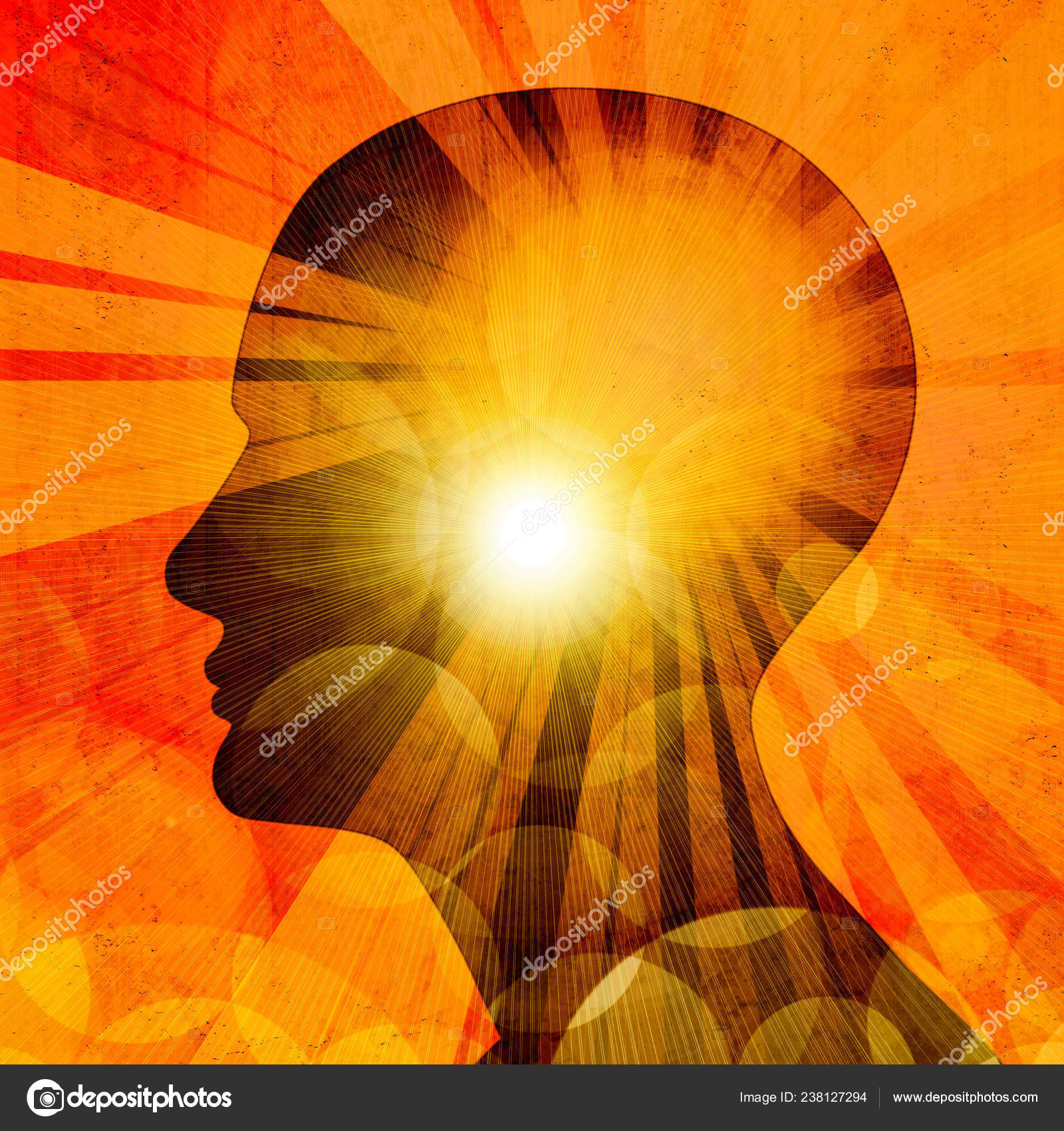 Human Head Background Illustration Stock Photo by ©patrice67 238127294