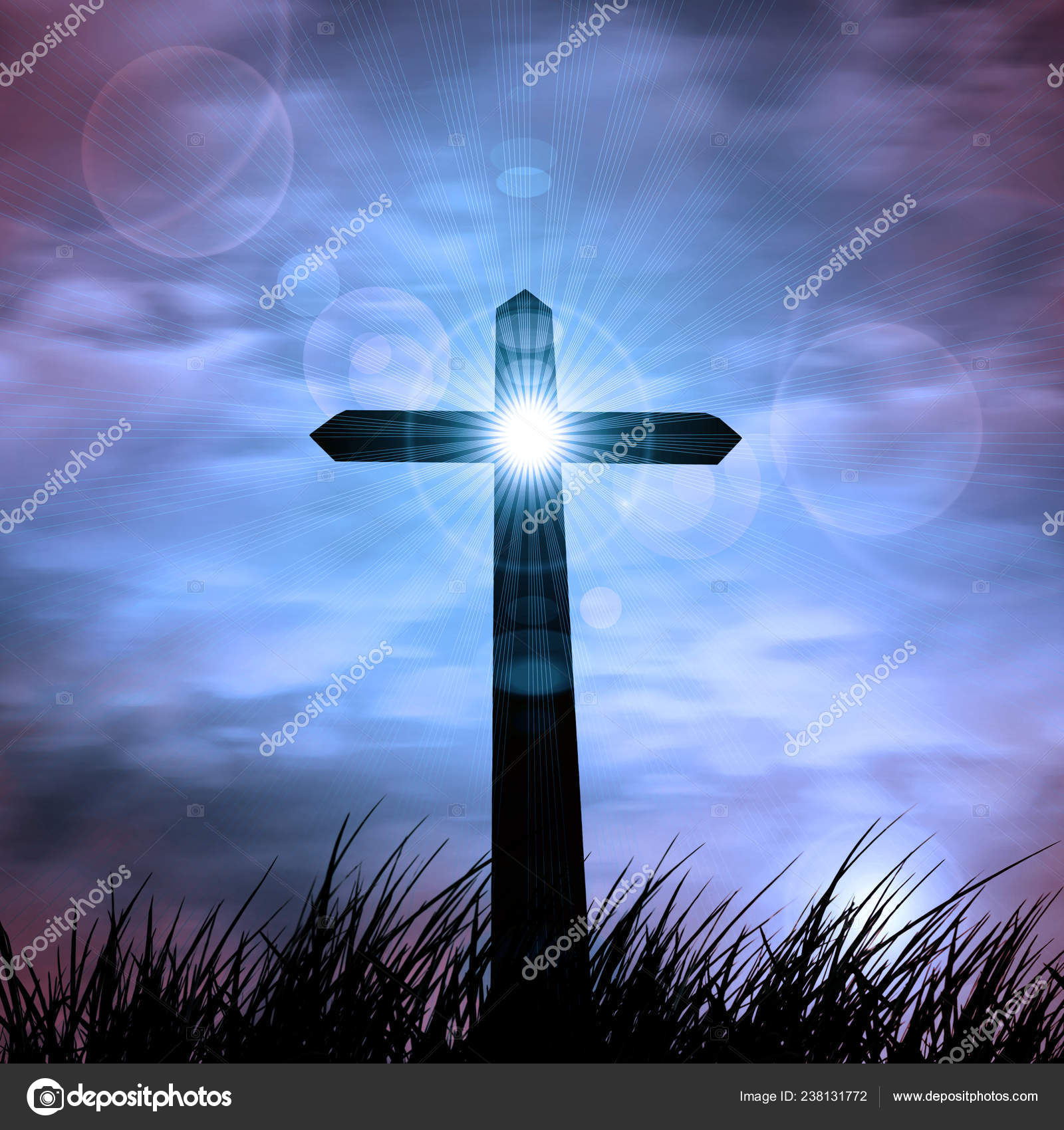Cross Sign Religious Concept — Stock Photo © patrice67 #238131772