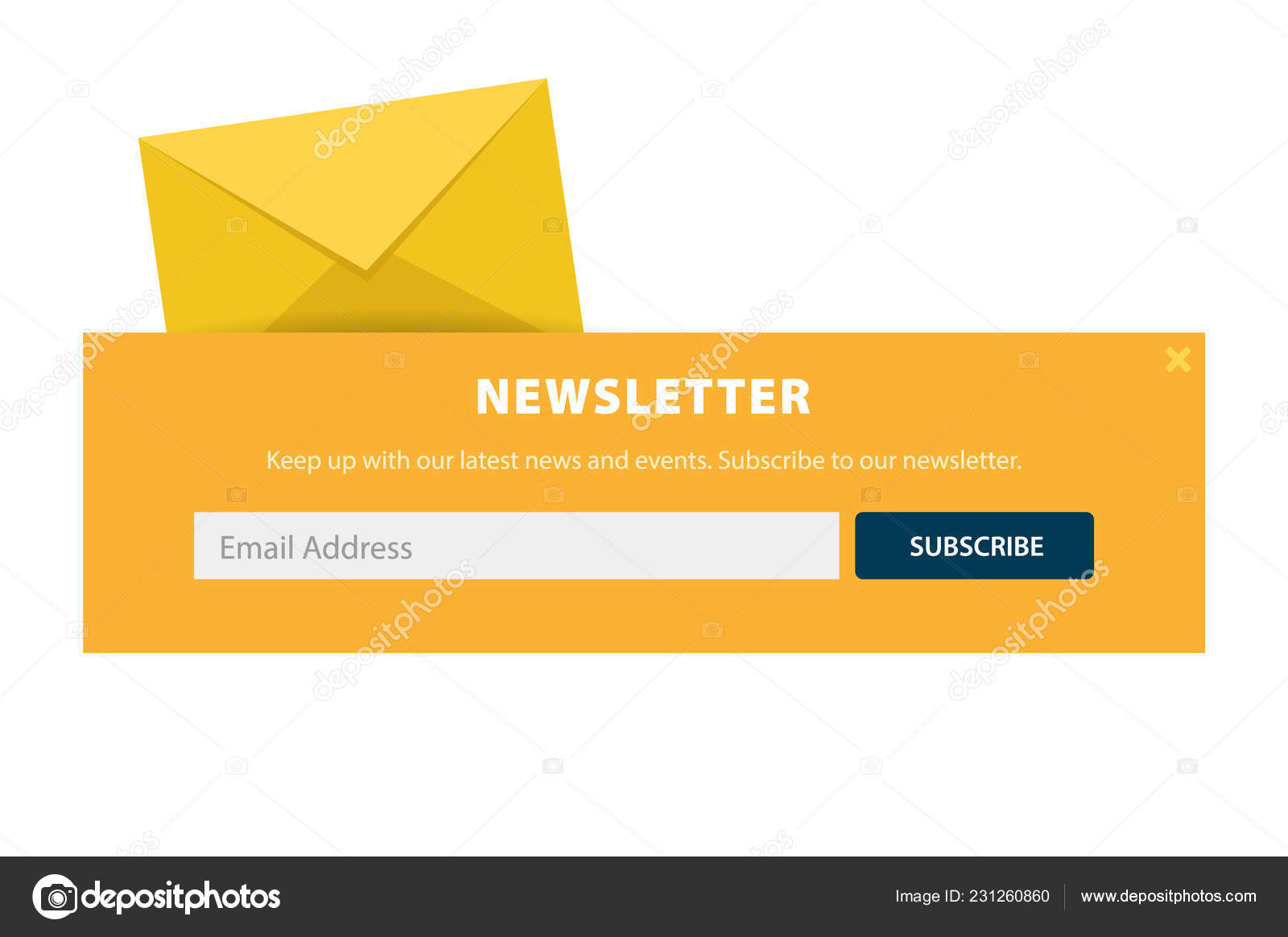 Newsletter Button For Website