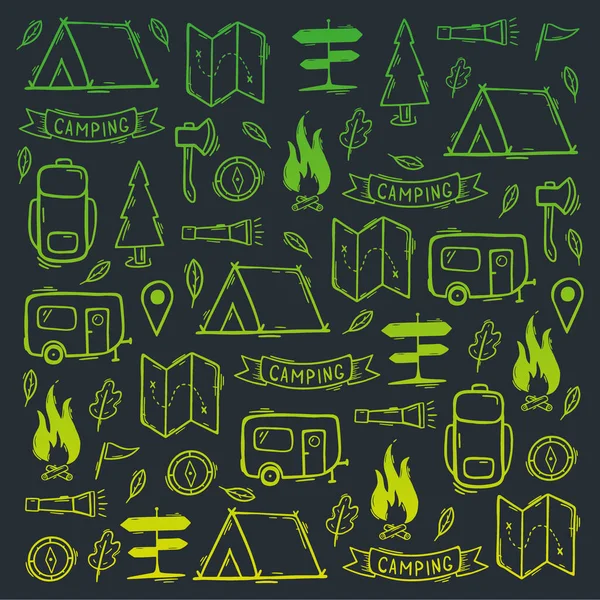 10,020,040 Summer camp doodles Vector Images | Depositphotos
