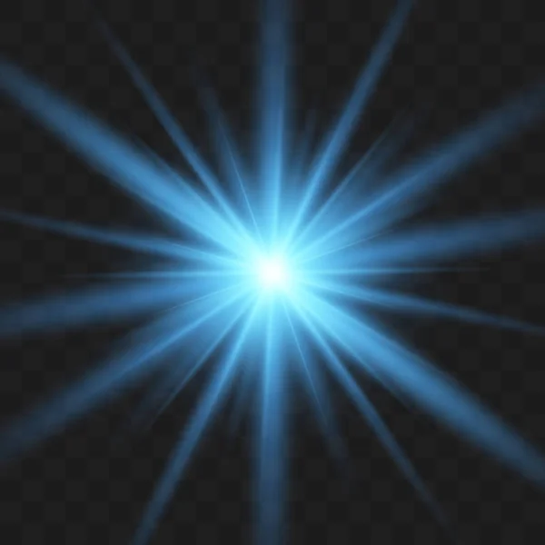 Blue glowing light burst explosion. - Stock Image - Everypixel