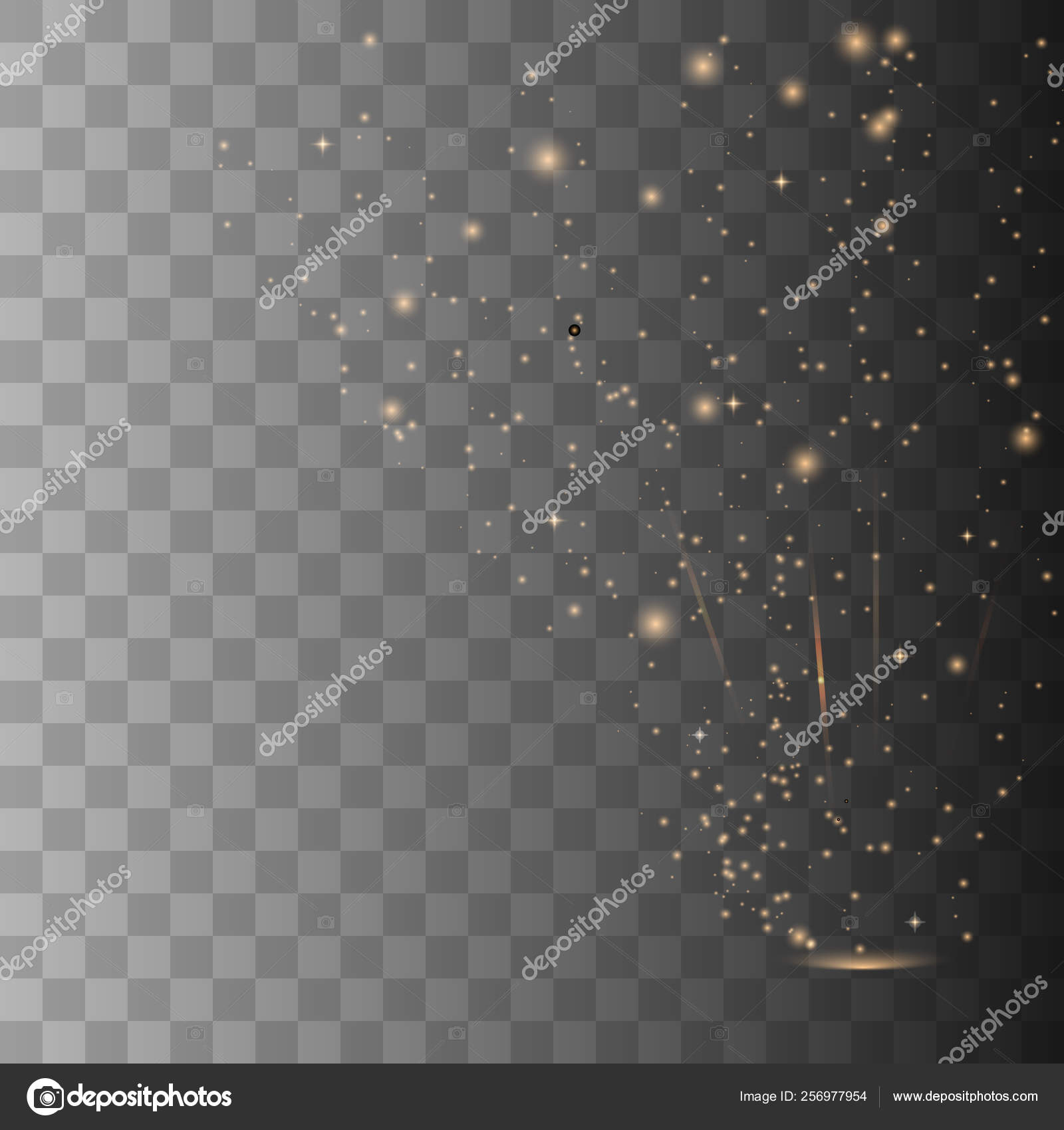 Vector sparkles on transparent background. Stock Vector by ©Tetris ...