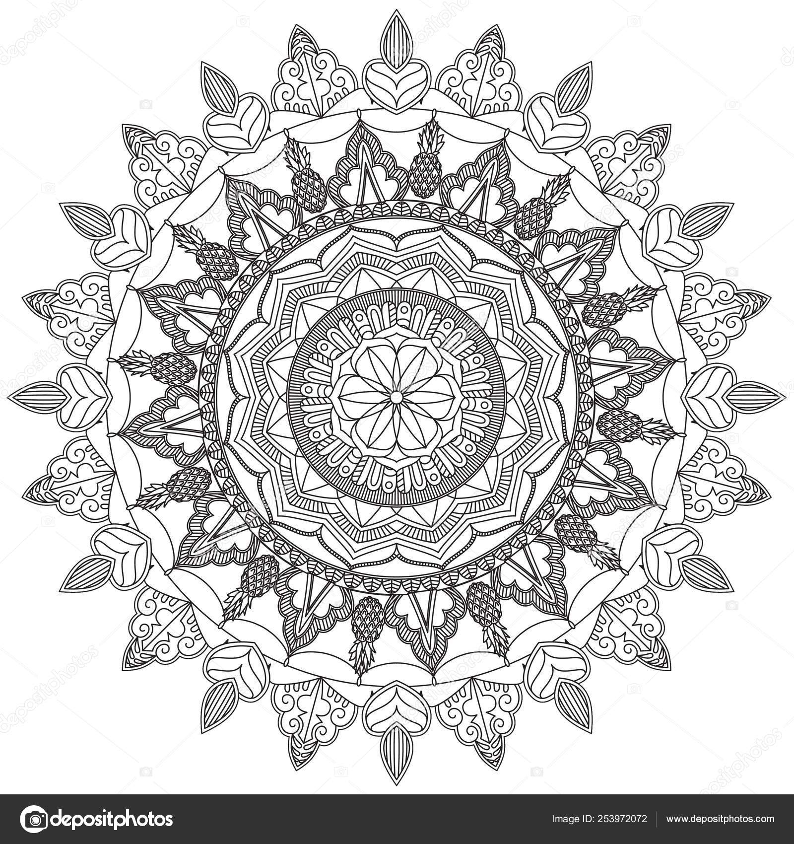 Intricate Black And White Pattern