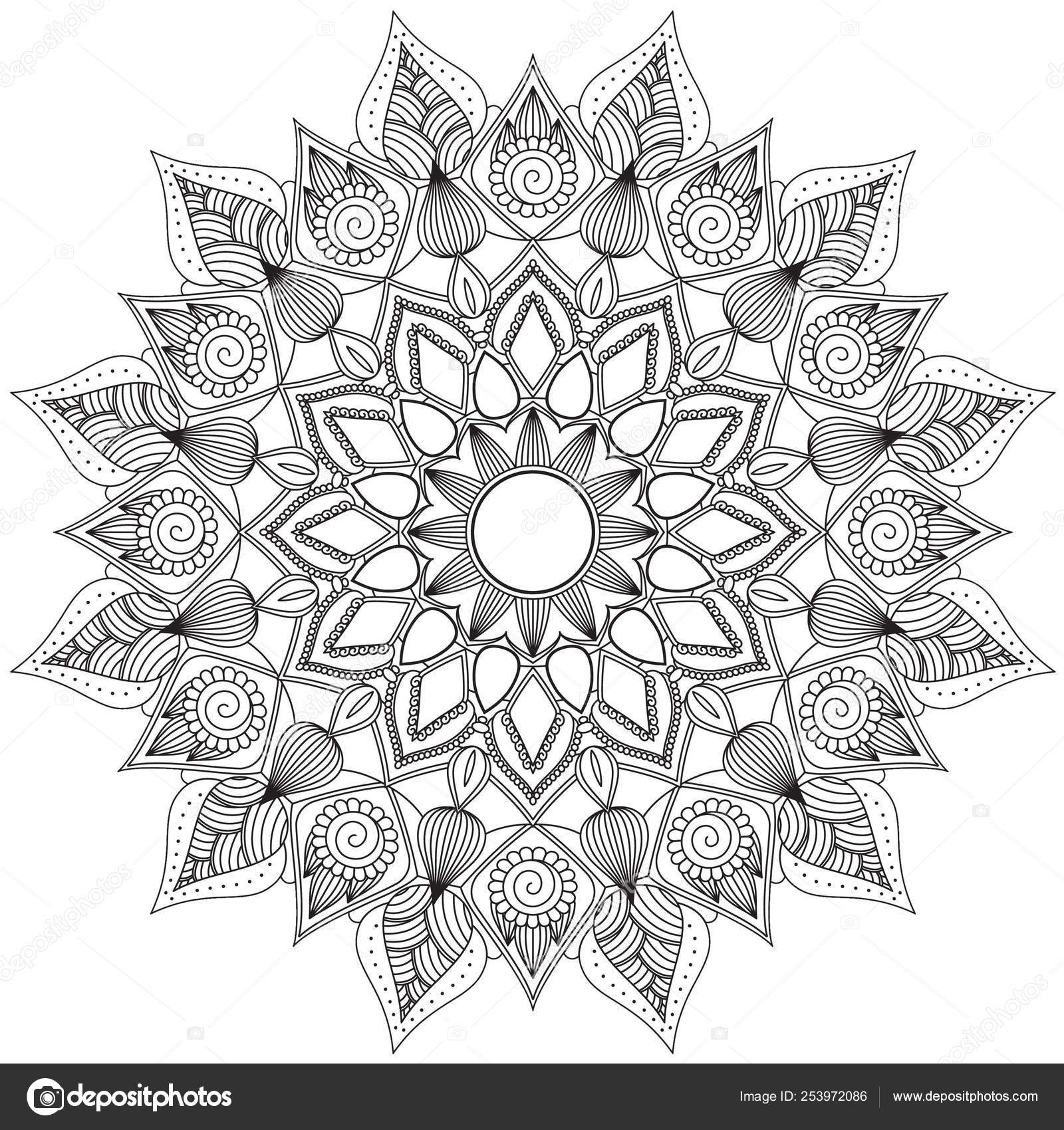 Mandala Intricate Patterns Black White Good Mood Flower Vintage ... Mandala Intricate Patterns Black White Good Mood Flower Vintage ...