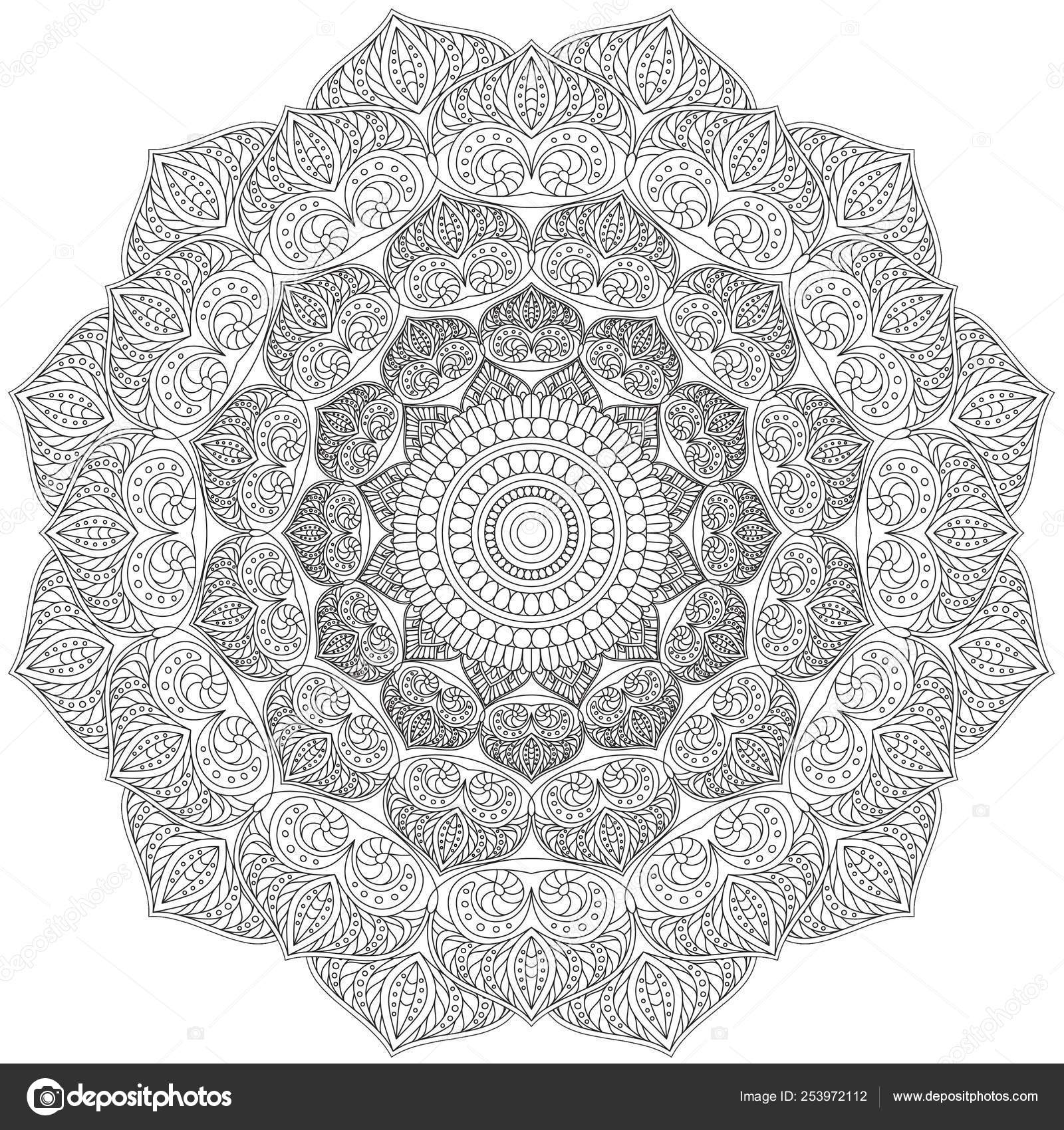 Mandala Intricate Patterns Black White Good Mood Flower Vintage ... Mandala Intricate Patterns Black White Good Mood Flower Vintage ...