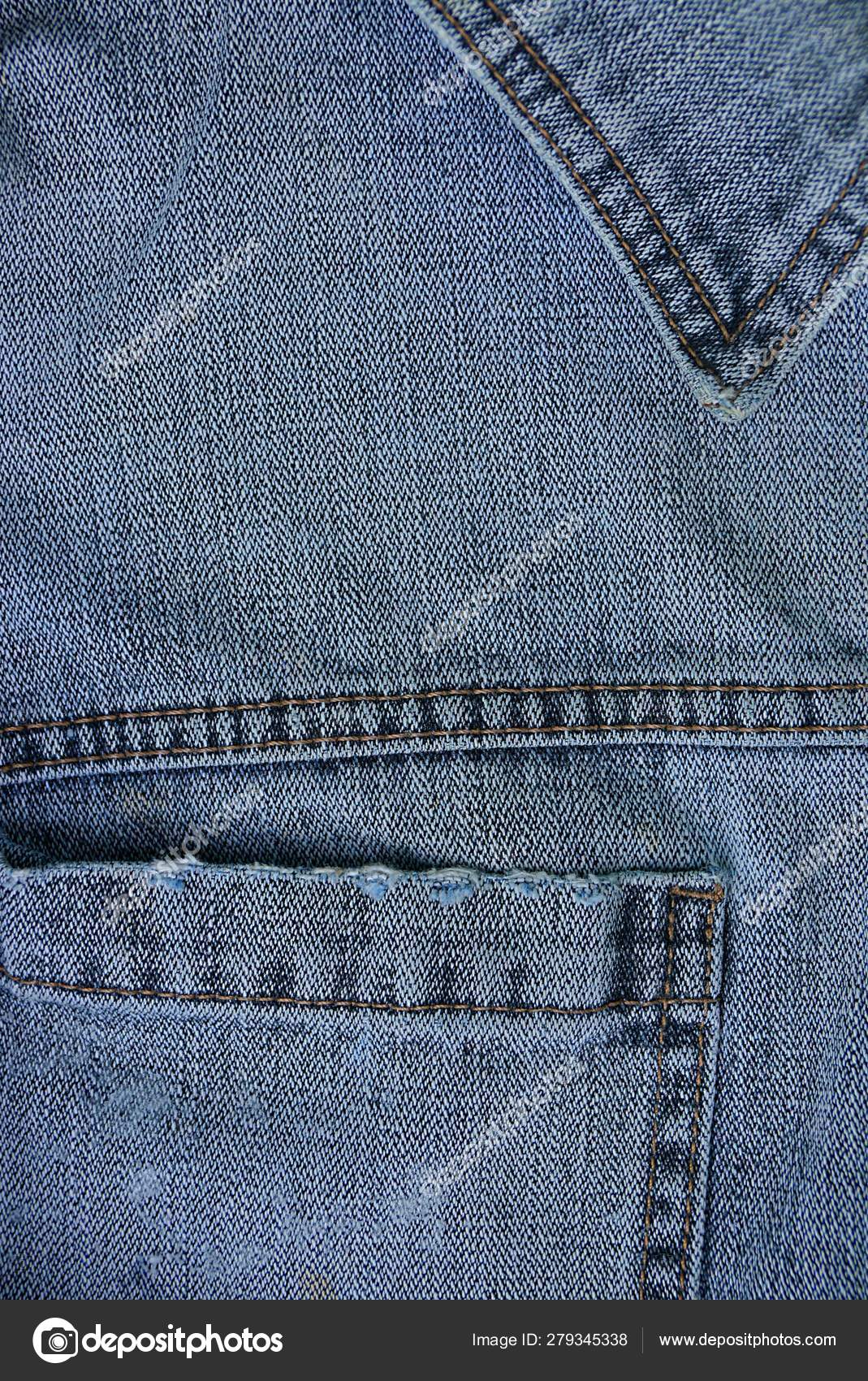 Gray Fabric Texture Jeans Pocket — Stock Photo © AnatolX #279345338