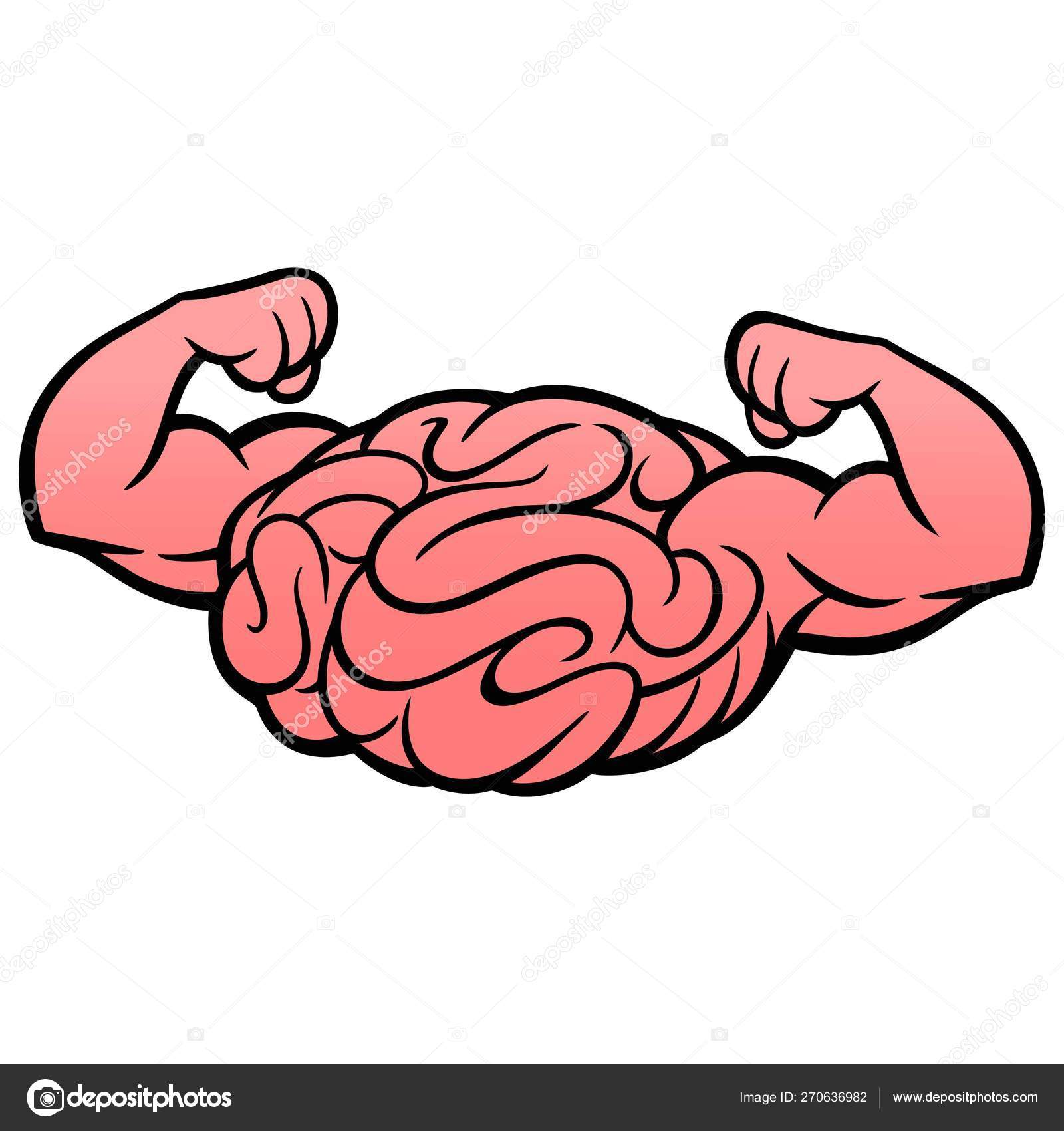 Cartoon Brain Power Atomic Brain Power Stock Vector By ©cteconsulting