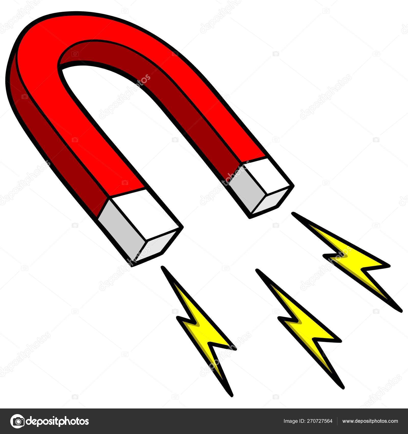 Hoefijzer Magneet Clipart Natuurkunde Experiment Hoefijzermagneet