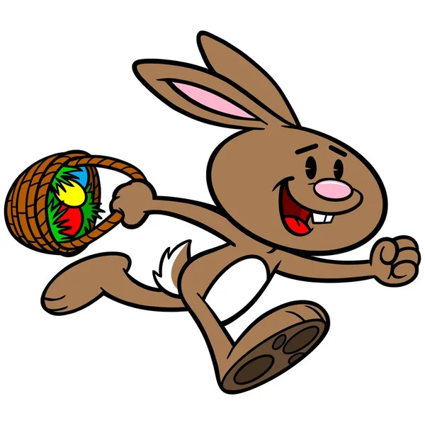Easter Bunny Running