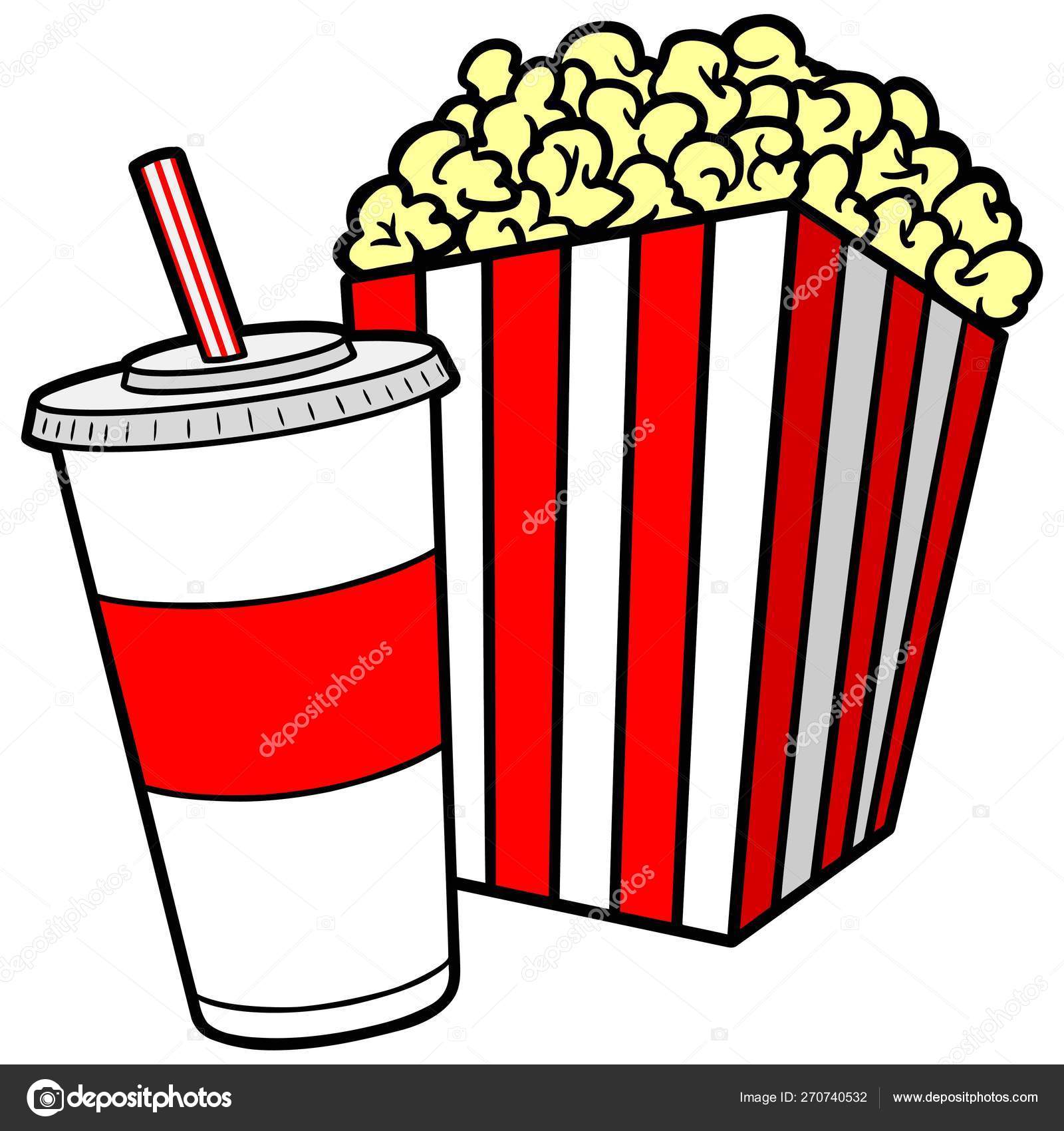 Cartone Animato Popcorn