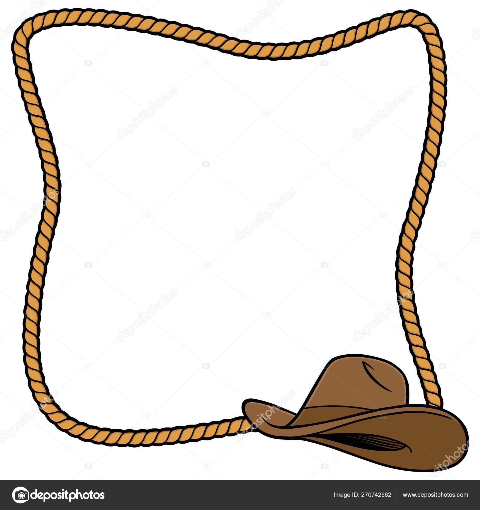 Cowboy Rope Vector
