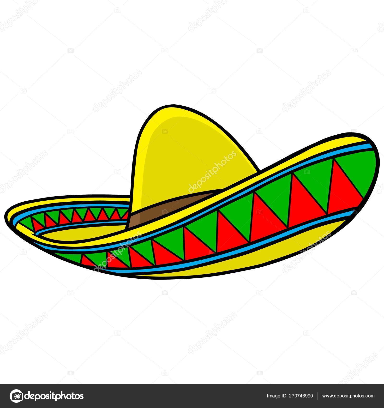 Sombrero Cartoon Illustration Mexican Sombrero Stock Vector by ... Sombrero Cartoon Illustration Mexican Sombrero Stock Vector by ...