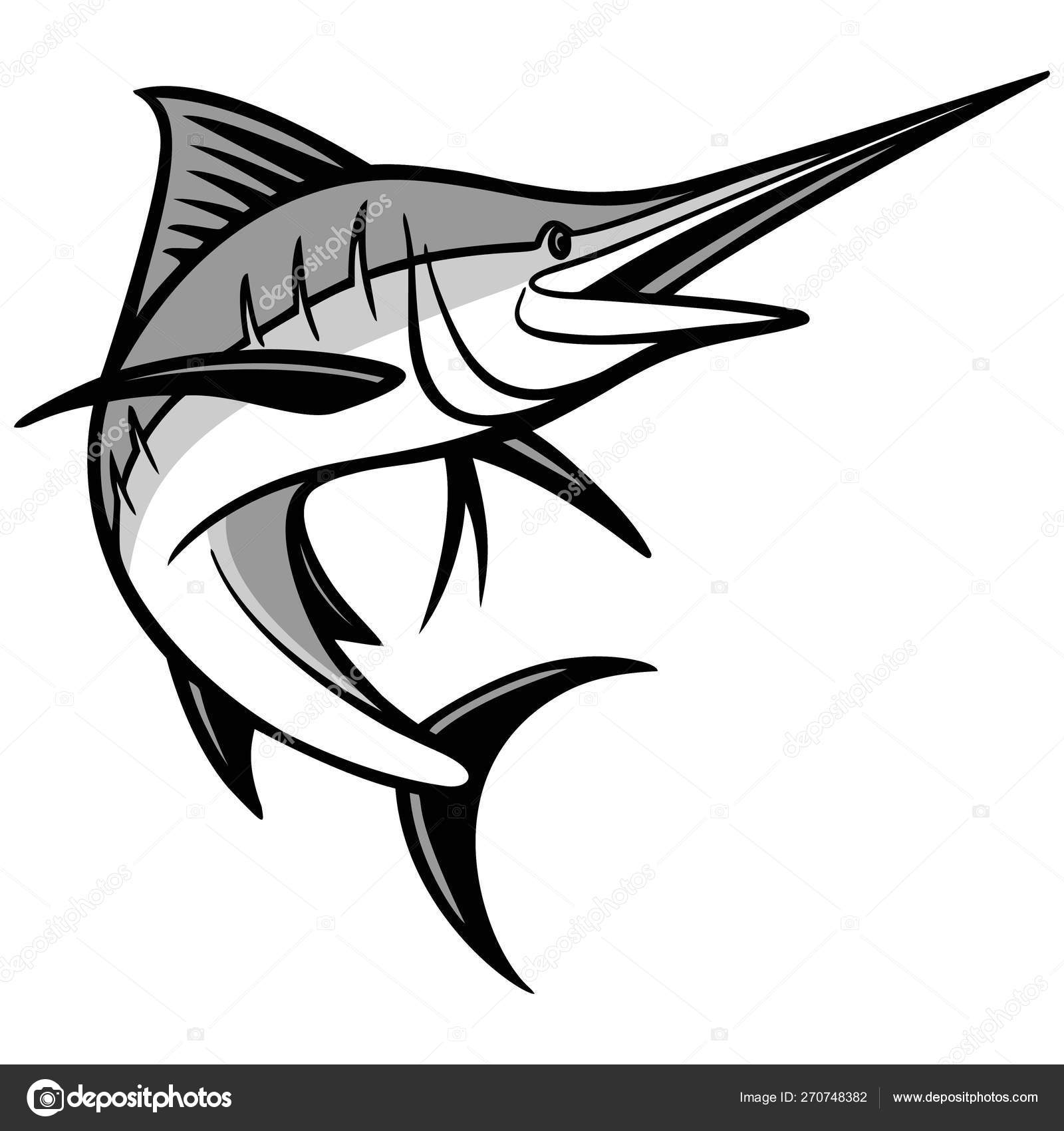 Cartoon Swordfish