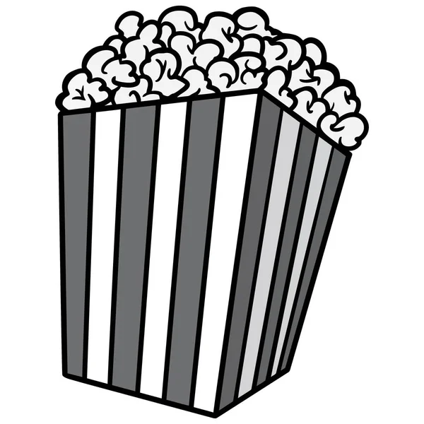 Vector Illustration Sketch Popcorn Bucket Sketch Design Cinema Snack ... Vector Illustration Sketch Popcorn Bucket Sketch Design Cinema Snack ...