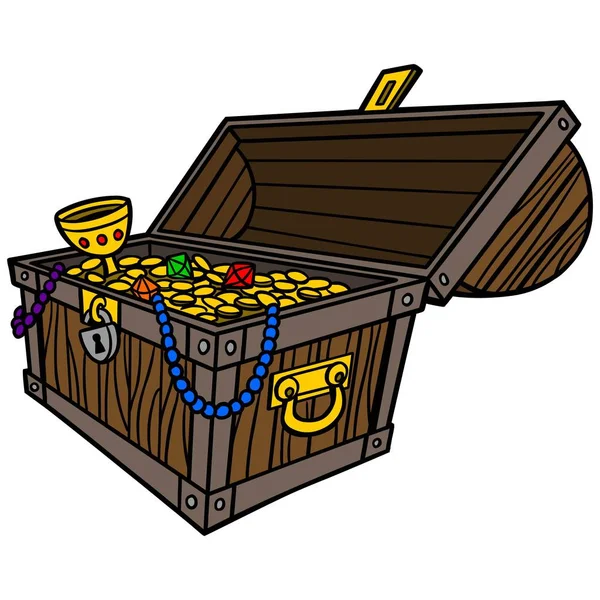 100,000 Treasure chest cartoon Vector Images | Depositphotos