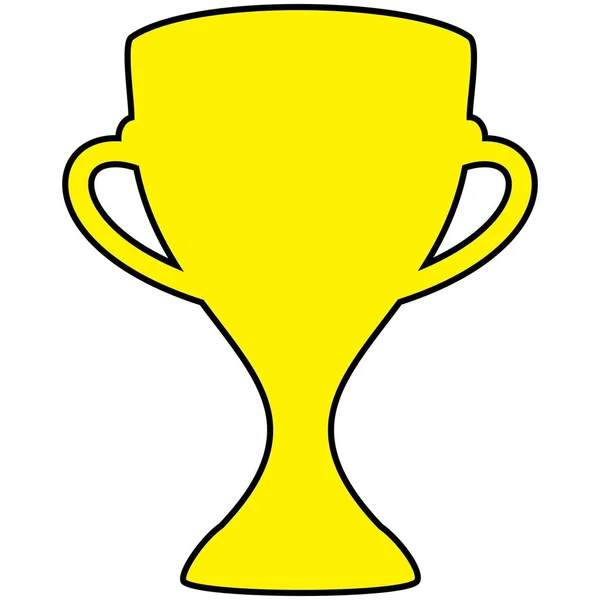 Trophy Cartoon Illustration First Place Trophy Stock Vector by ...