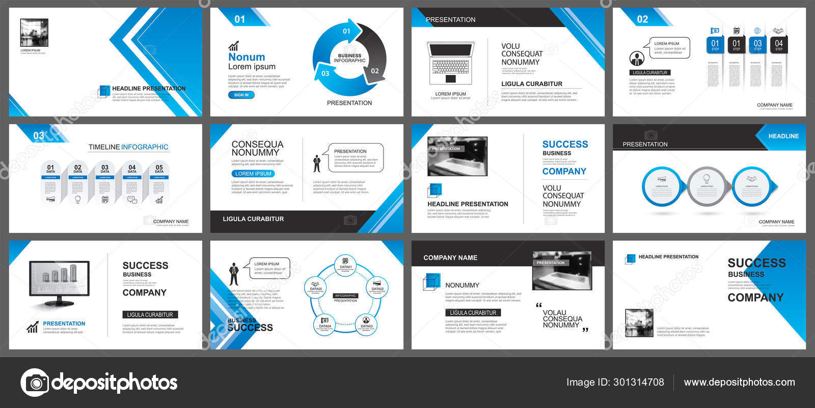 Presentation and slide layout background. Stock Vector Image by ...