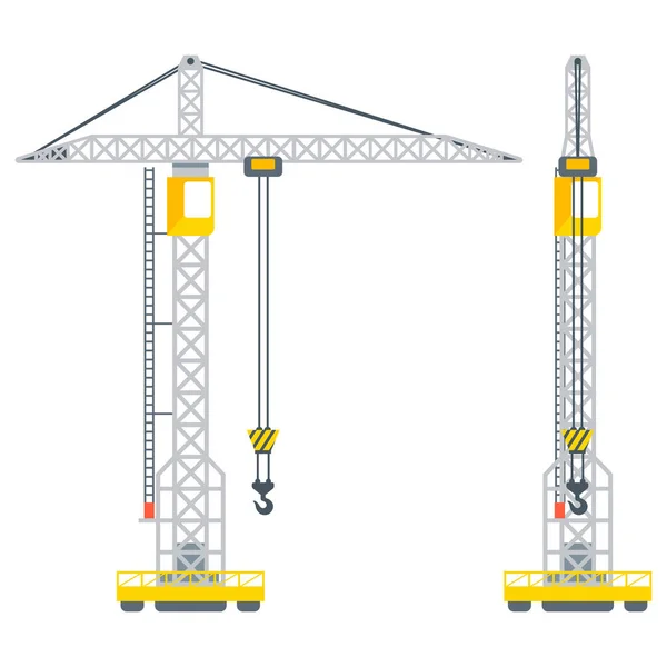 Assembly crane illustration side view Stock Vector by ©MarynaBolsunova ...