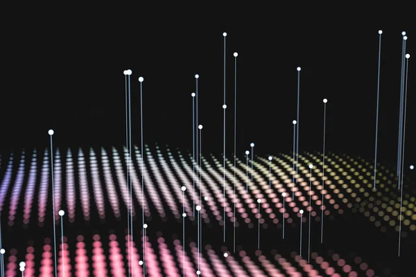 3d rendering, flow dot with gradient background Stock Photo by ©vinkfan ...