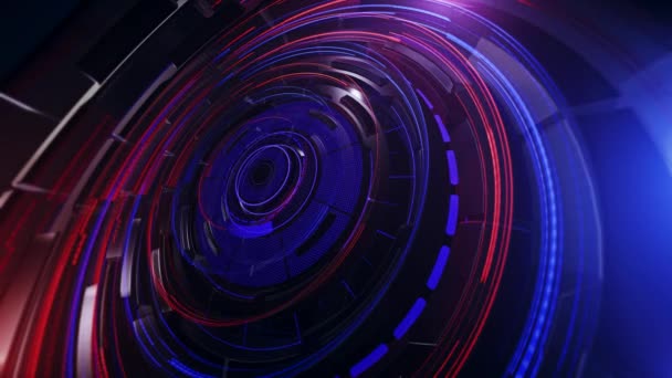 News Intro Graphic Animation Lines Circular Shapes Abstract Background Elegant — Stock Video ...