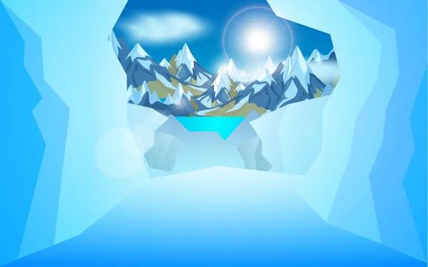 406 Ice cave Vector Images | Depositphotos