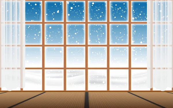 Snowy window view Stock Photos, Royalty Free Snowy window view Images ...