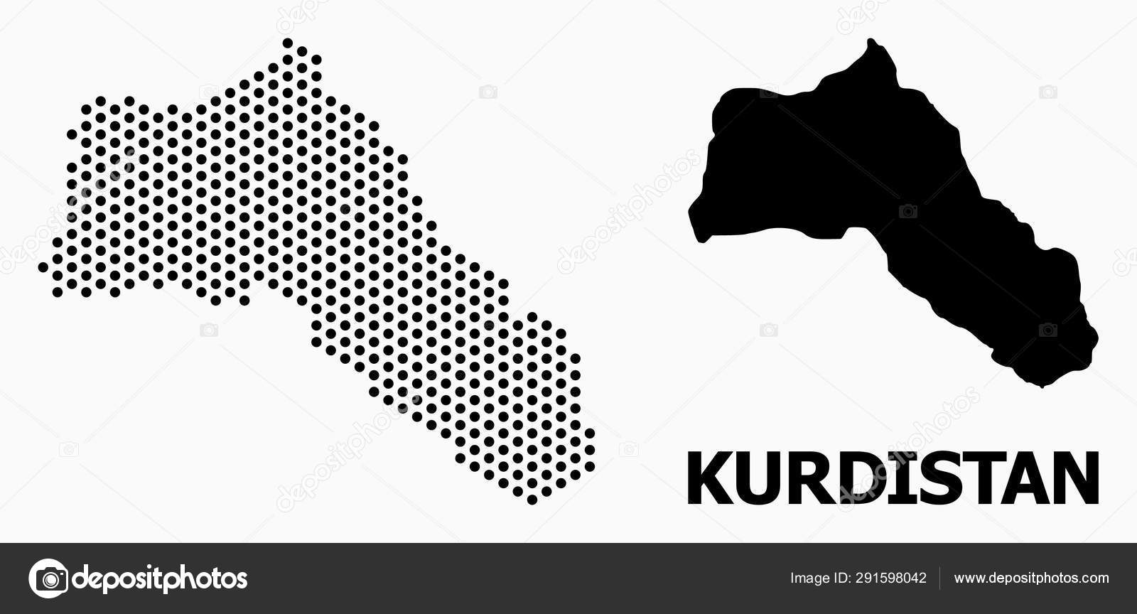 Dotted Pattern Map of Kurdistan Stock Vector Image by ©NeuralNetworks ...
