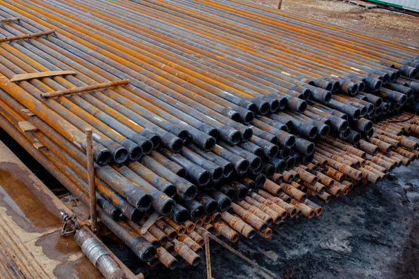 Oil drill pipe Stock Photos, Royalty Free Oil drill pipe Images ...