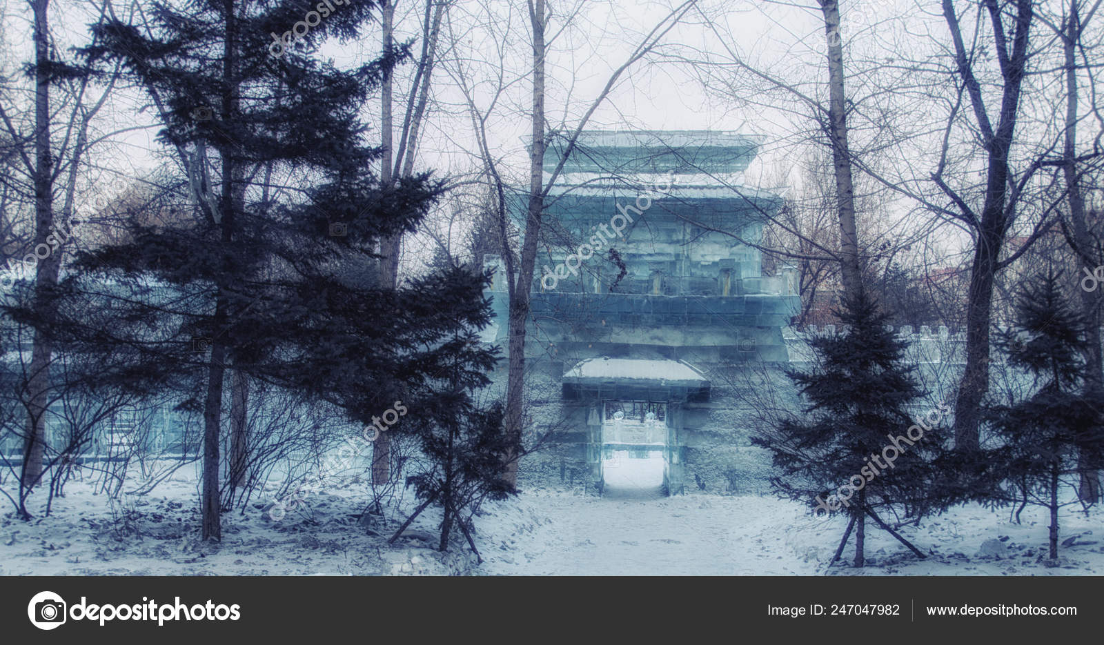 Scary Snow Sculptures