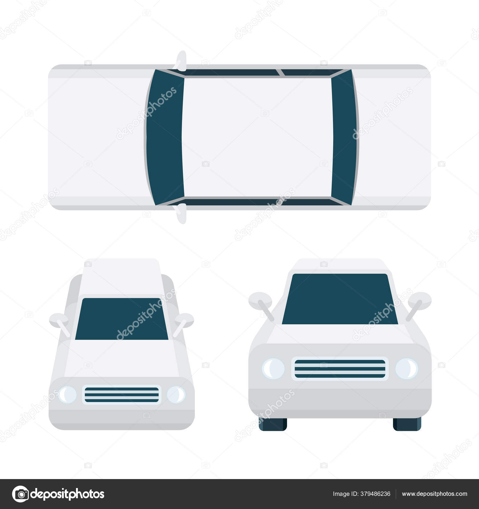 Isometric Drawing Car