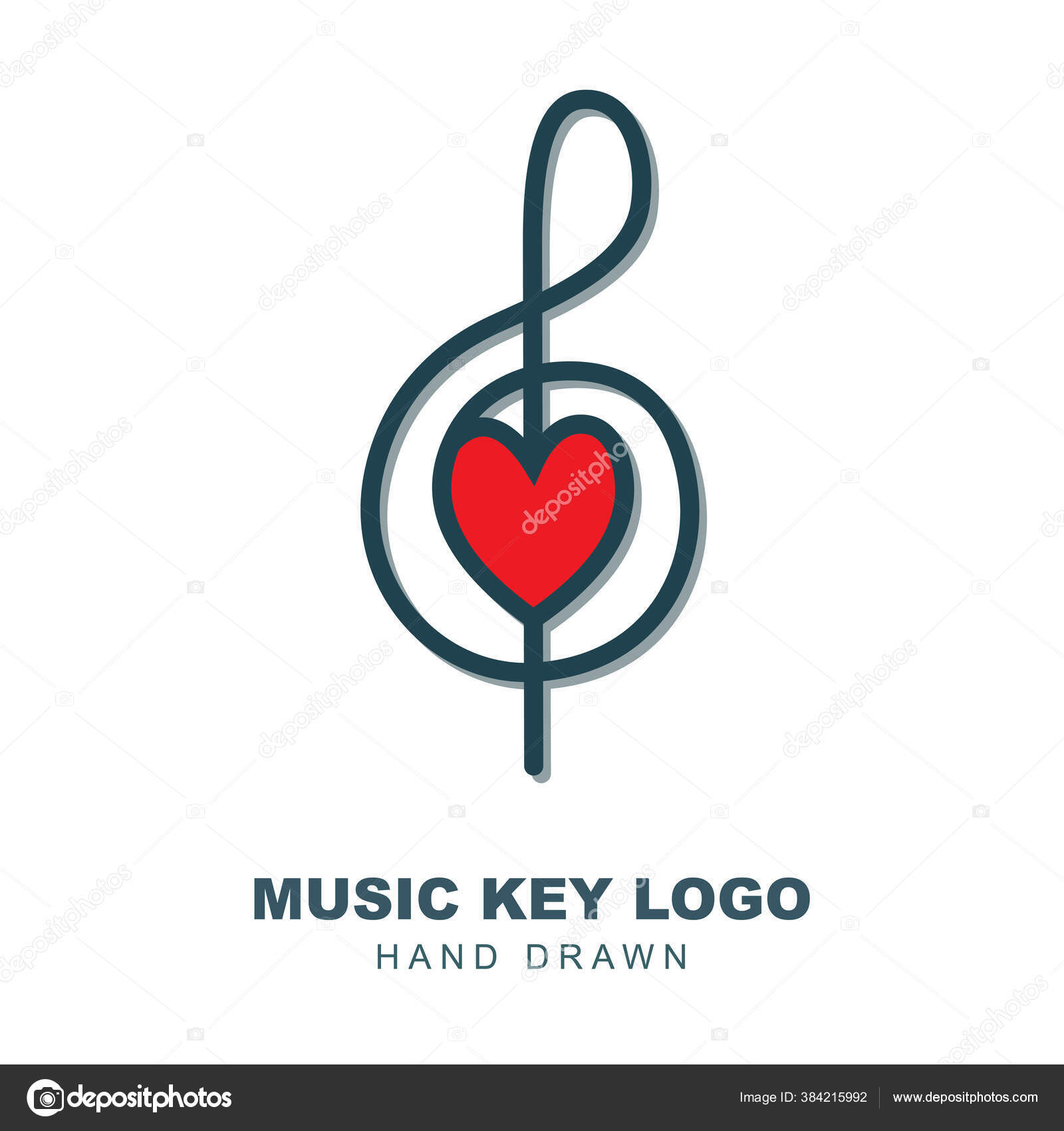 Music Key Music Key Logo Design Musical Theme Logotype Template Stock ...