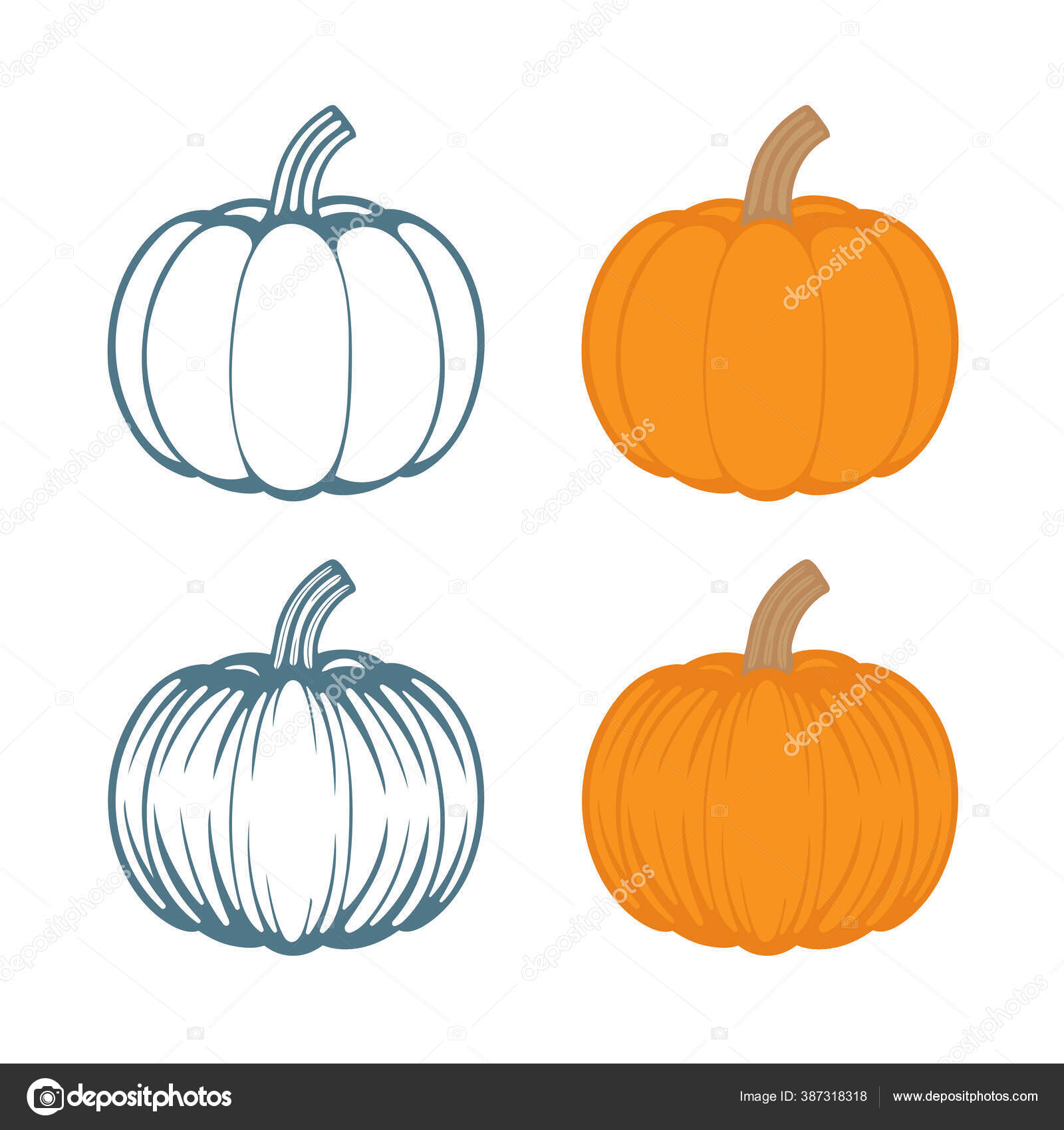 Enkel Gresskar Tegning