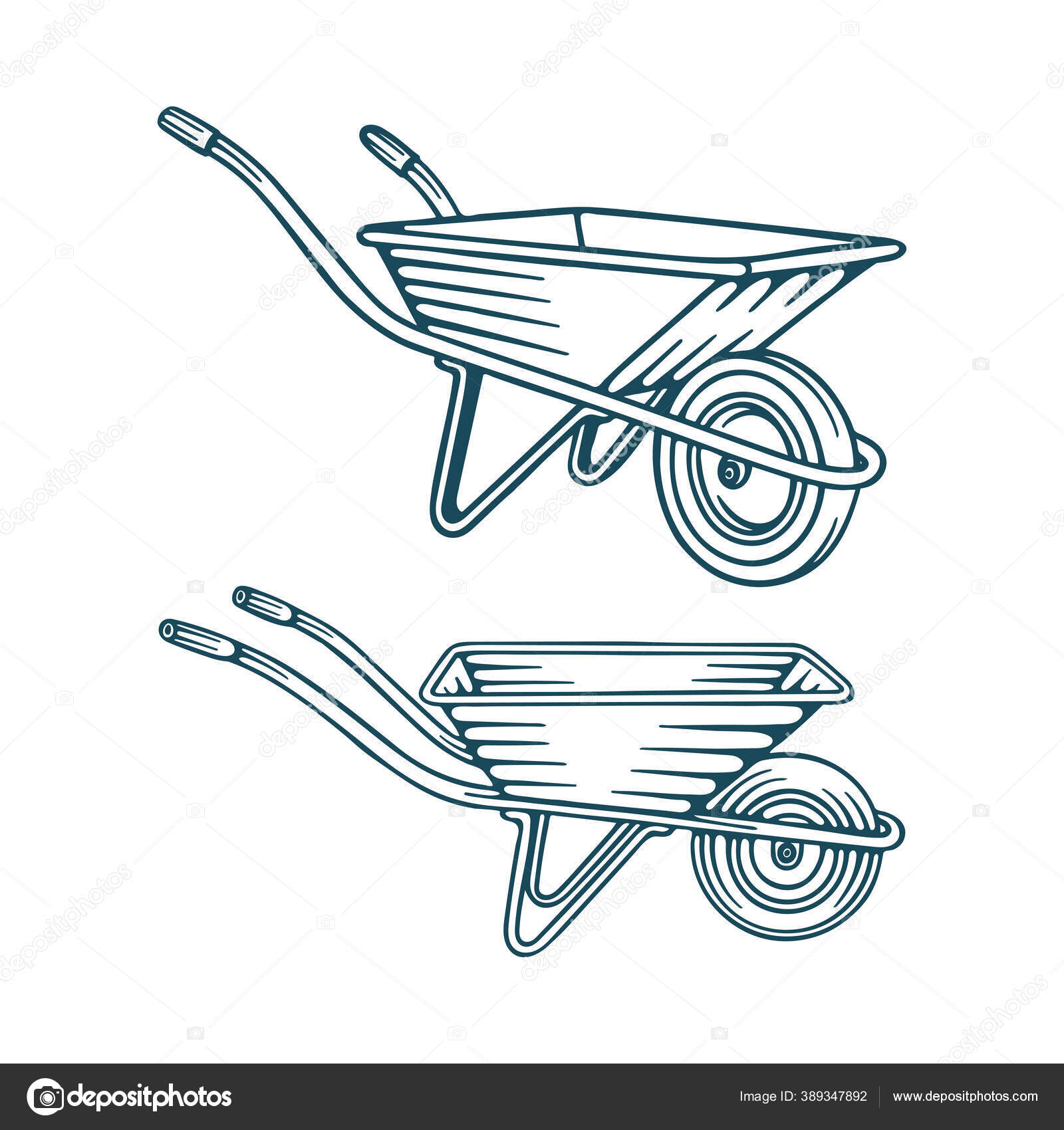 Wheelbarrow Drawing